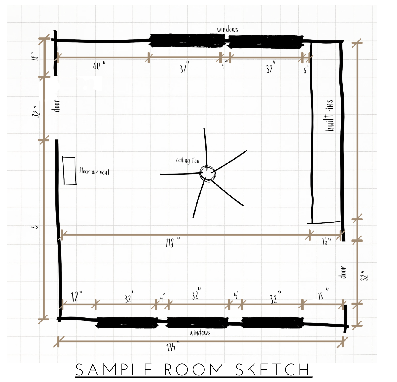 How to Measure Your Space | homesteaddesignsplus.com